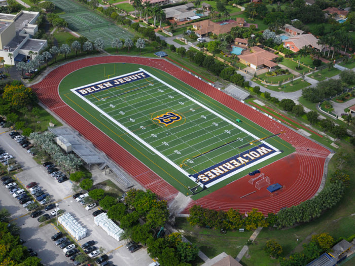 Belen Jesuit Football Field - CSR Construction