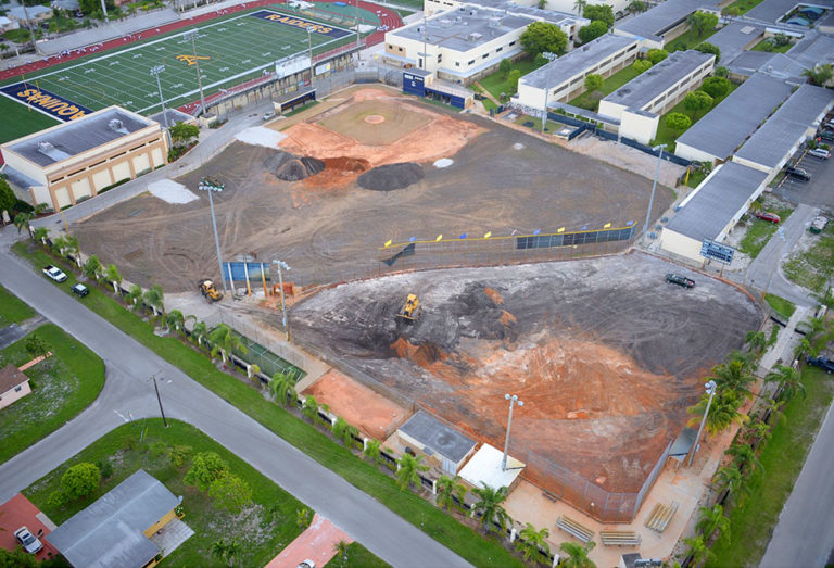 St. Thomas Baseball and Softball Fields - CSR Construction