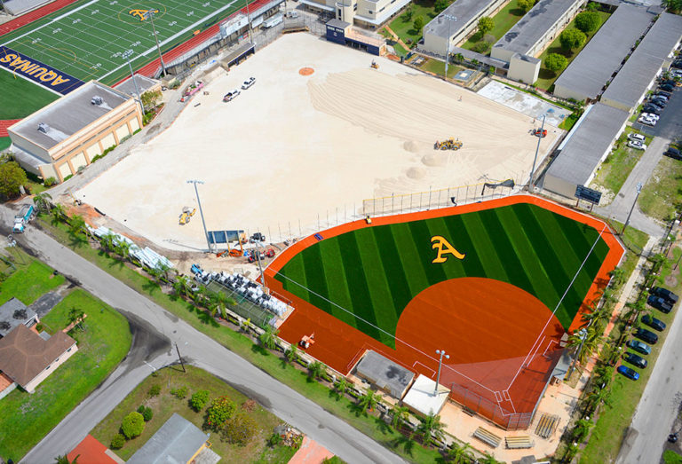 St. Thomas Baseball and Softball Fields - CSR Construction